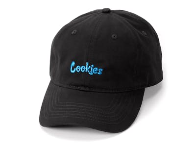 Cookies ORIGINAL MINT COTTON CANVAS EMBROIDERED DAD HAT - BLACK/COOKIES ...
